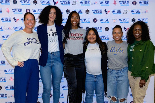 Malia Fisher '25 featured panelist on WISE Houston event | Sport Management | Rice University